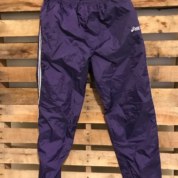 Asics | Pants & Jumpsuits | Asics Track Pants Vintage Xl | Poshmark